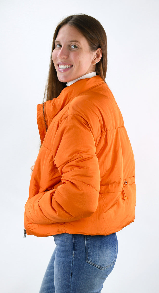 Color Scheme Cropped Puffer Jacket – The Campus Colors Boutique